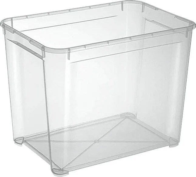 Regalux Clear Box Úložný box XL, 54,8 × 38,4 × 42,2 cm, 70 l, transparentní