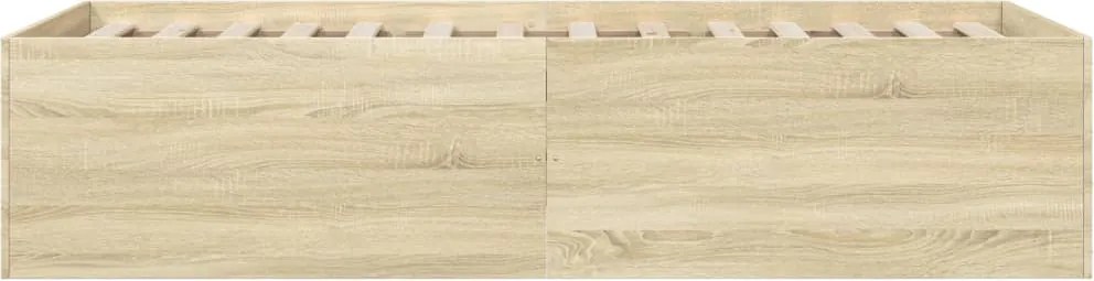 Rám postele dub sonoma 90 x 190 cm kompozitní dřevo 3280974