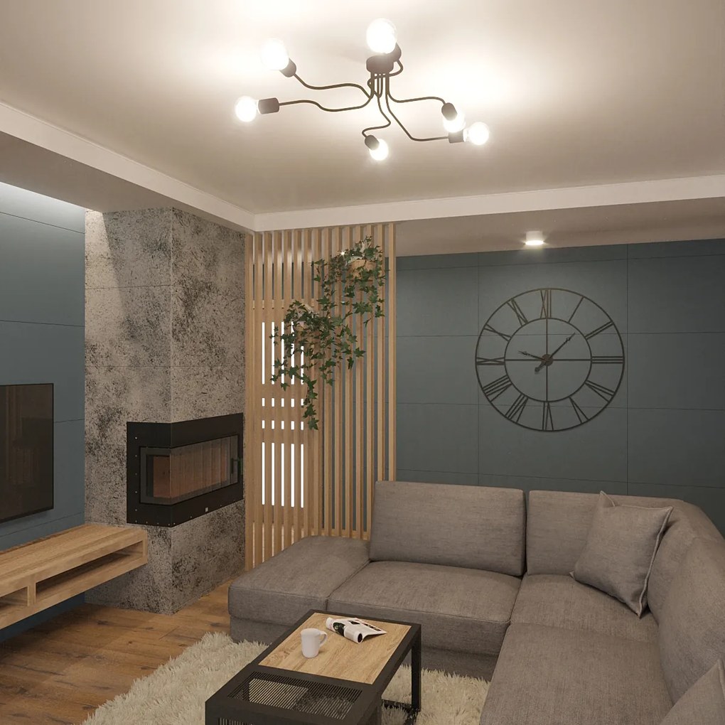 Sollux Lighting Lustr VECTOR 6 bílý