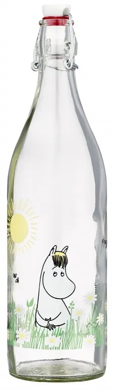 Skleněná lahev Moomin Meadow 1l