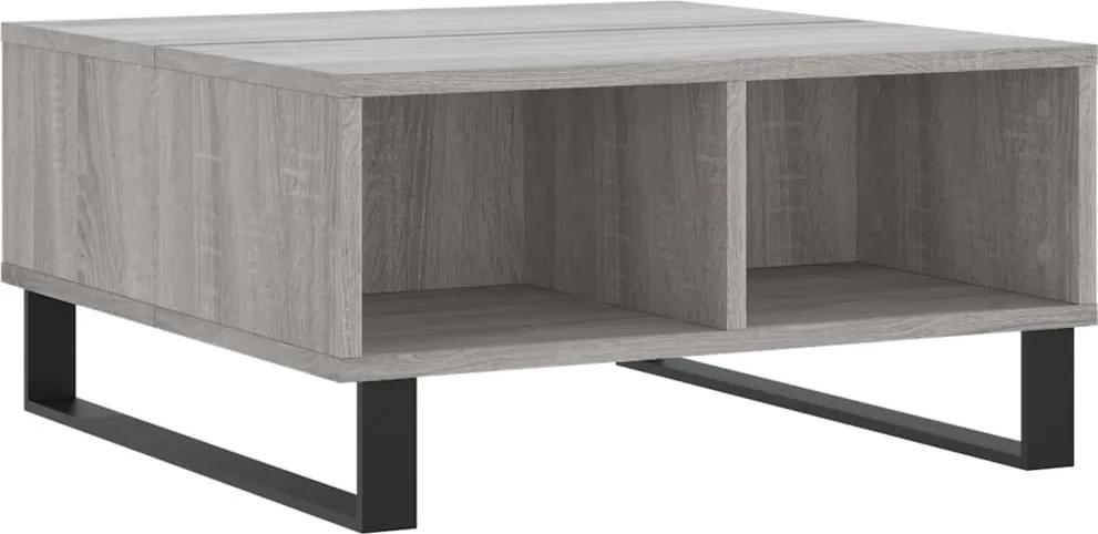 vidaXL Konferenční stolek 60 x 60 x 30 cm kompozitní dřevo [827050] Barva: kouřový dub