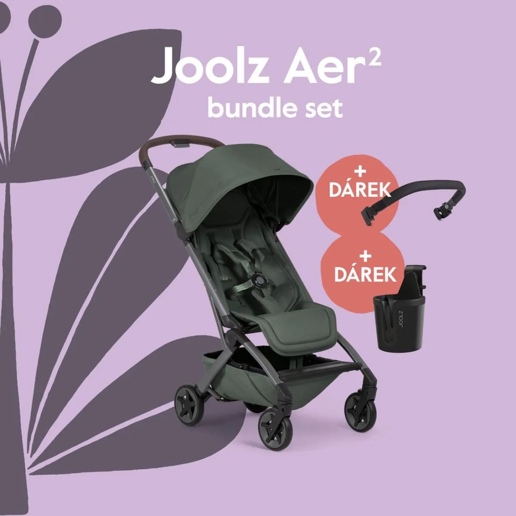 Joolz Aer2 kočárek Bundle set Space black