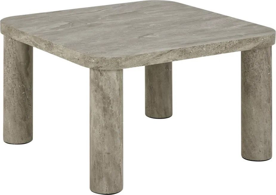 Konferenční stolek Solano 60 cm mramor šedý