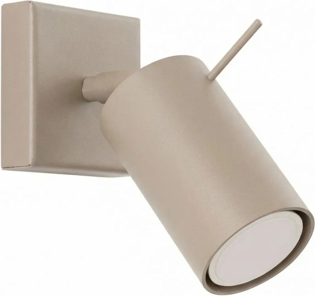 Sollux Lighting Nástěnné svítidlo RING šedobéžové