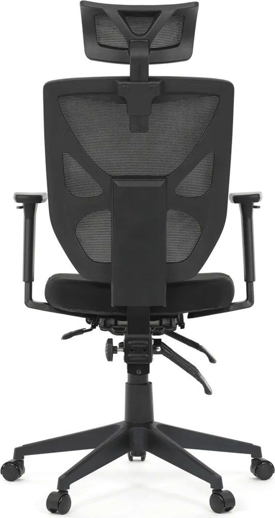 Ergonomická kancelářská židle EVRON - černá síťovina