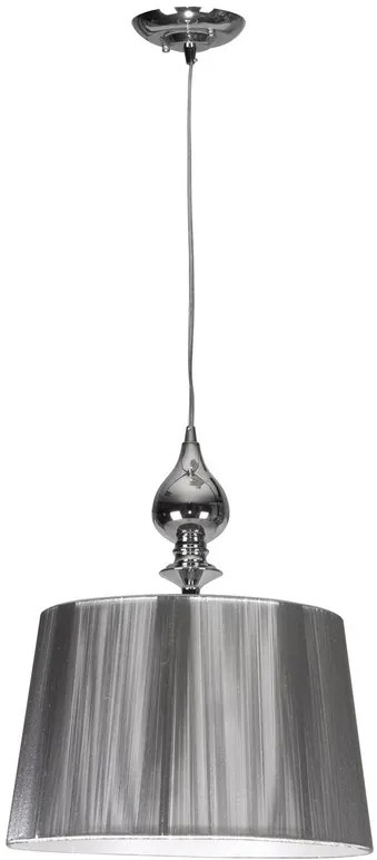 Stříbrný závěsný lustr Gillenia pro žárovku E27  - Candellux