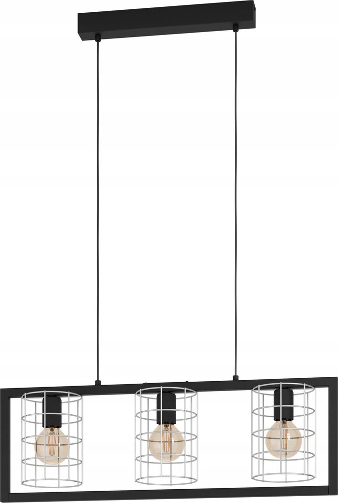 Moderní lustr, 3xE27, max 40 W, jídelna, obývací pokoj, kuchyň