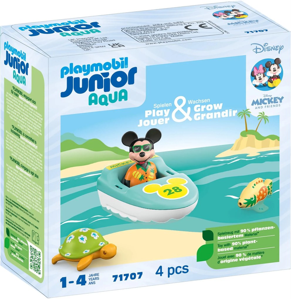 Playmobil playmobil 71707 junior & disney: mickeyho výlet lodí