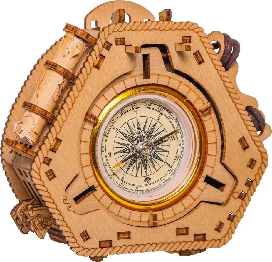 Hlavolam EscapeWelt 3D dřevěný Blackbeard's Compass [6903983]