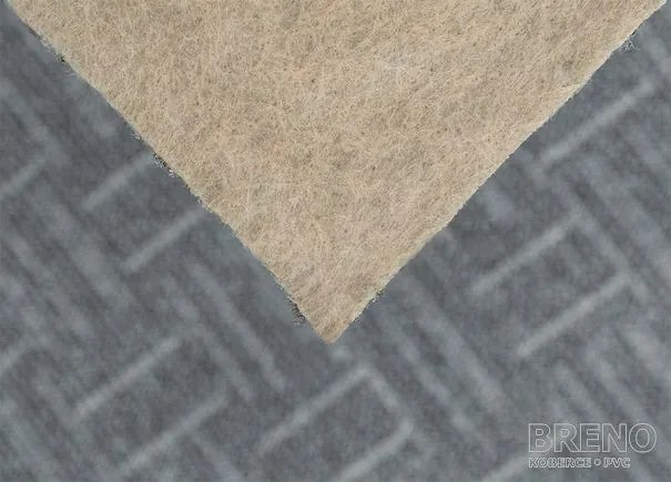 Breno Metrážový koberec CADIZ 5026 šedý, šíře 500 cm, Šedá