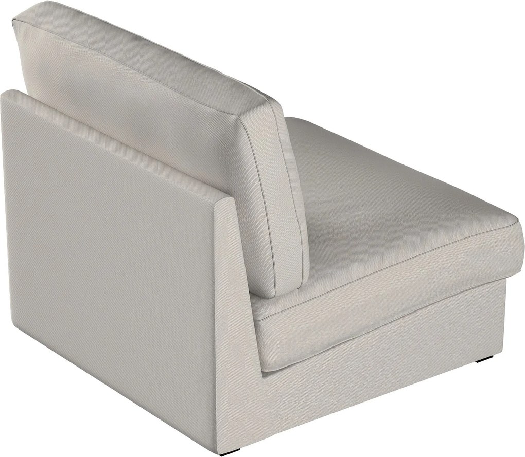 Potah na neskládací křeslo IKEA Kivik barva šedá látka pletený vzor
