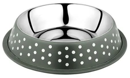 Miska nerez Deco fix puntíky 1l zelená Duvo+