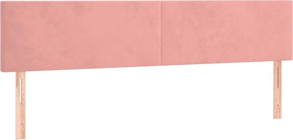 Box spring postel s matrací růžová 120x190 cm samet 3269988