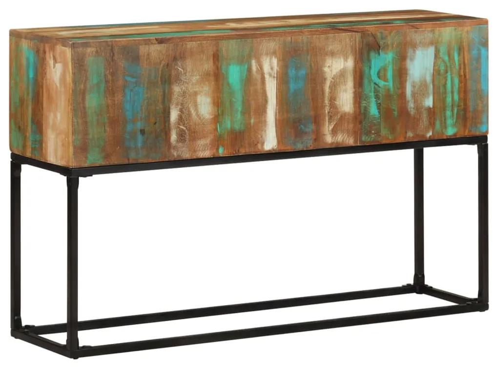 320822 vidaXL Konzolový stolek 120 x 30 x 75 cm masivní recyklované dřevo