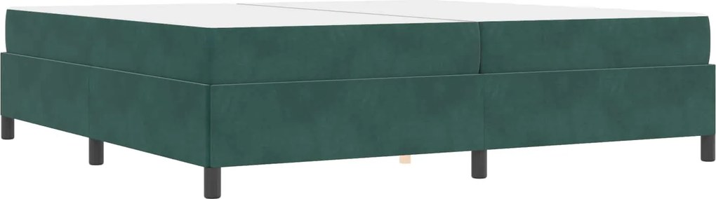 Rám postele Tmavě zelená 200 x 200 cm textil 3399087