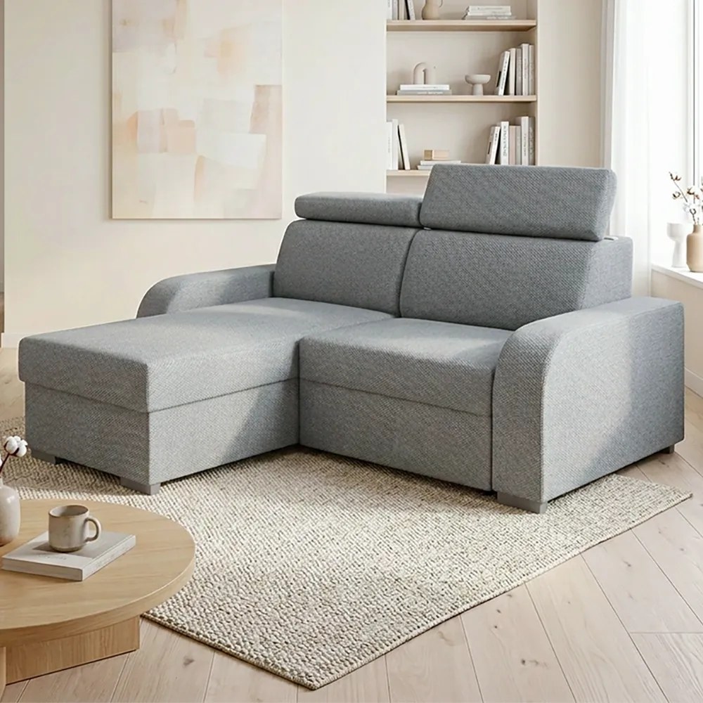 Malá sedací souprava OSLO L | 170x170 | nerozkládací se 2 úložnými prostory | VÝBĚR TKANIN