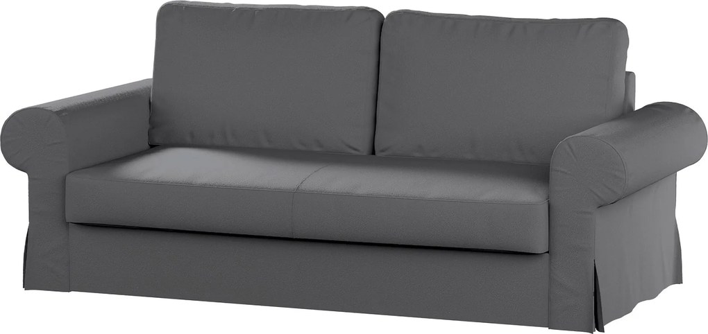 Potah na pohovku IKEA Backabro,  3-místná, rozkládací barva šedá látka pletený vzor