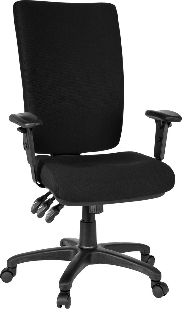 XXXLutz OTOČNÁ ŽIDLE, plochá tkanina, černá MID.YOU - Online Only kancelářské židle - 001918069901