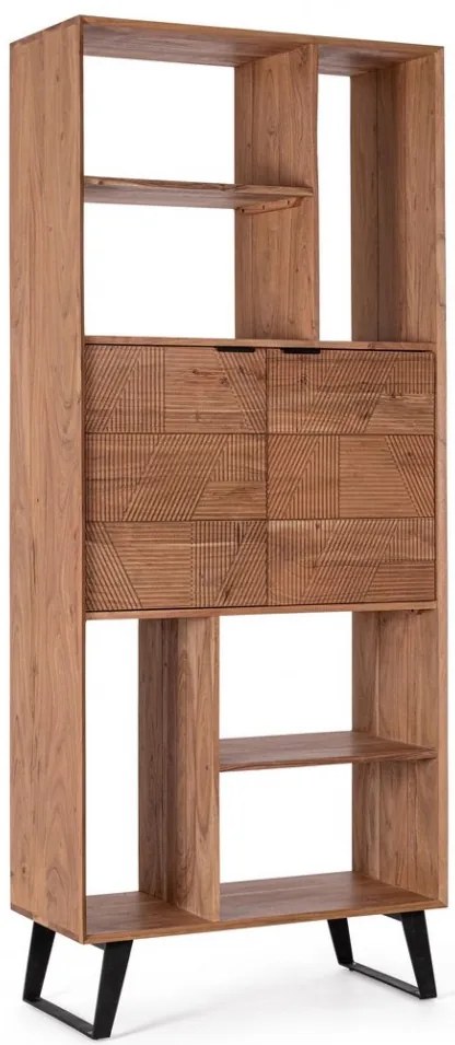 BIZZOTTO Knihovna ISAR 88 cm hnědá