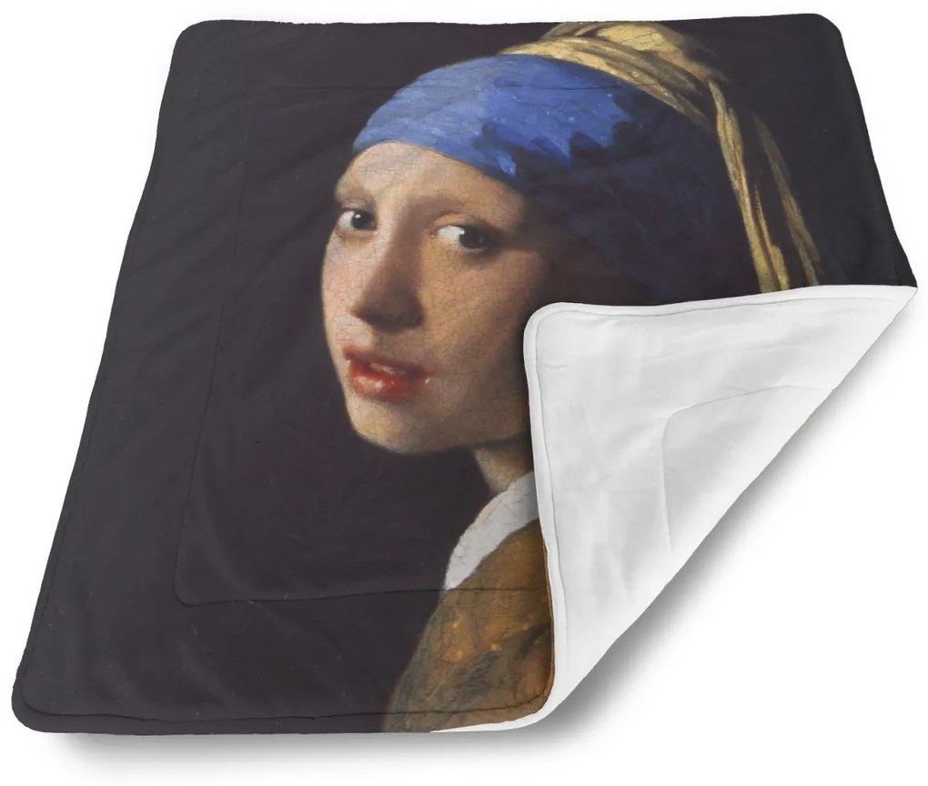 Sablio Deka pro miminko Dívka s perlou - Johannes Vermeer - 80x100 cm