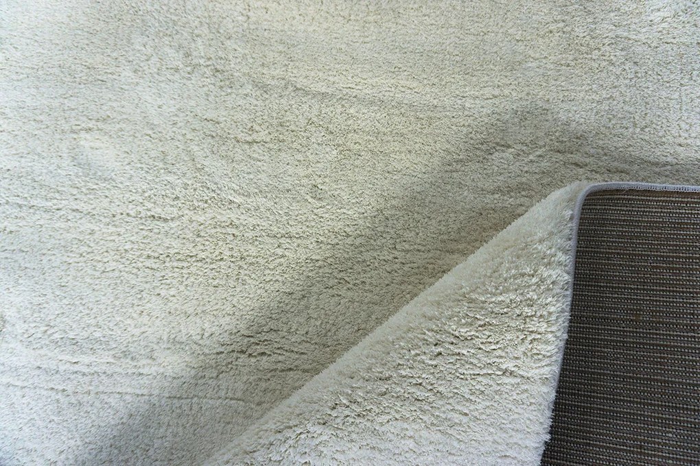 BE Koberec Microsofty 8301 WHITE - bílý obdélníkový Rozměr: 60x100 cm