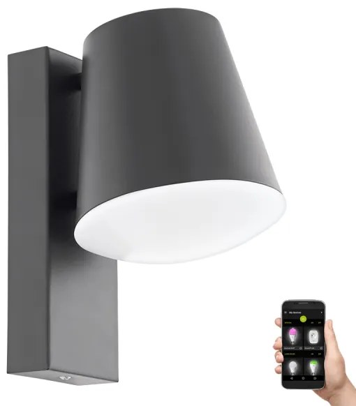 Eglo 97482 - LED Stmívatelné venkovní svítidlo CALDIERO-C 1xE27/9W/230V IP44