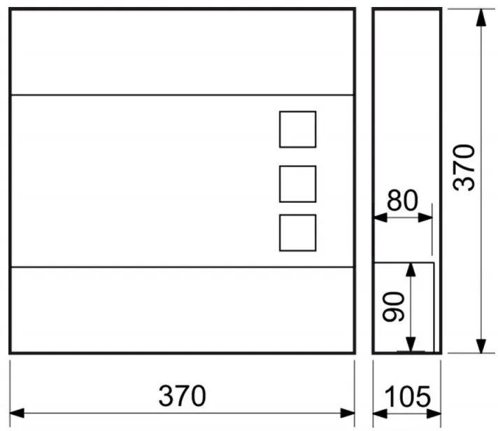 BK.932.G.AM poštovní schránka
