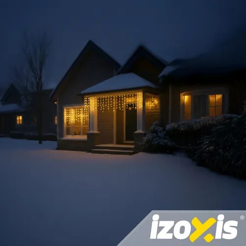Venkovní světla 100LED 4m Izoxis 26858