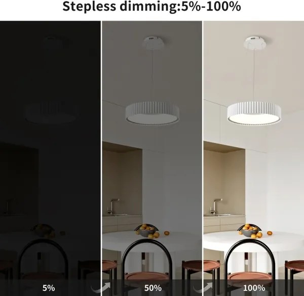 BRILAGI - LED Stmívatelný lustr FALCON MODERN LED/30W/230V pr. 40 cm bílá + DO