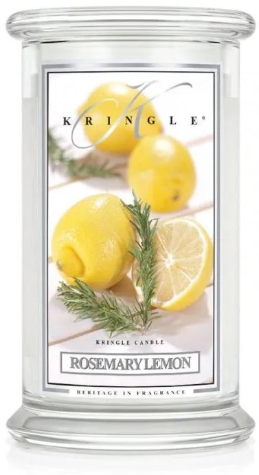 Kringle Candle svíčka Rosemary Lemon (sójový vosk), 623 g