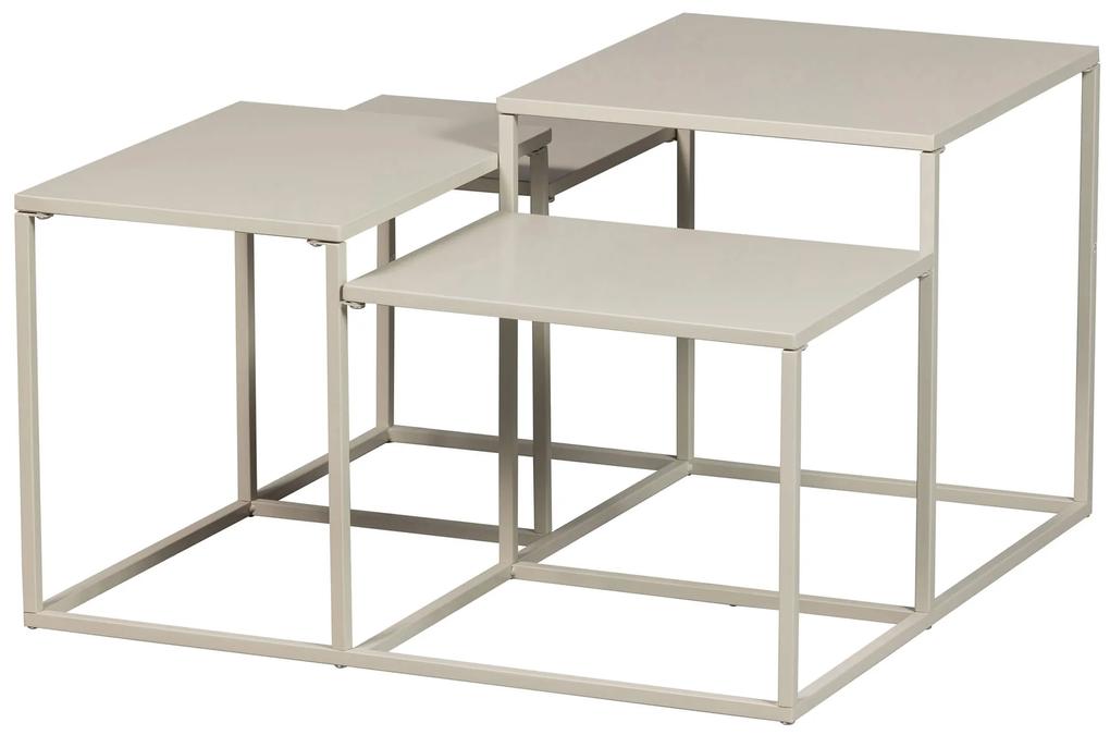 Konferenční stolek medda 75 x 42 cm béžový MUZZA