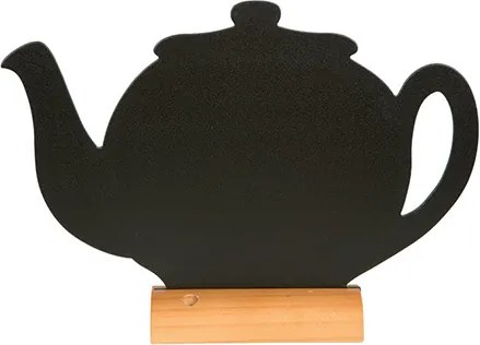 Securit Stolní tabulka Silhouette WOOD TEAPOT s popisovatelným povrchem + popisovač