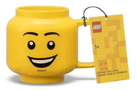 Žlutý keramický dětský hrnek 530 ml Head – LEGO®