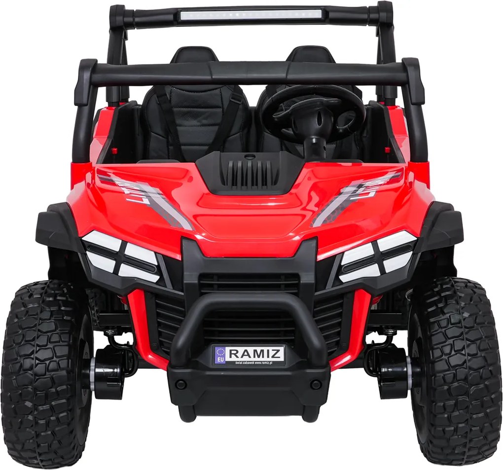 Ramiz Elektrická bugina Gravity pro děti červená + pohon 4x4 + dálkové ovládání