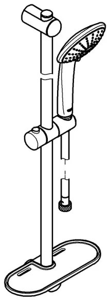 GROHE 27226001 - Sprchový set EUPHORIA 110 Massage 900 mm lesklý chrom