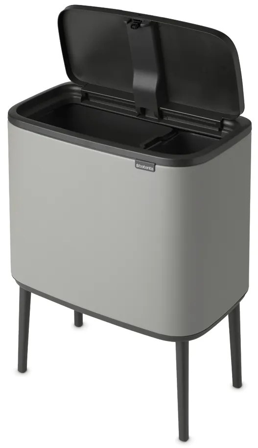 Brabantia BO TOUCH BIN Dotykový odpadkový koš 11+23 l - minerální světle šedá