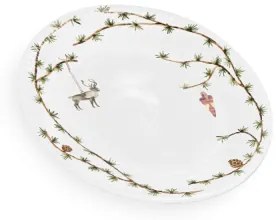 Vánoční talíř Hammershoi Christmas Oval 33 cm Kähler