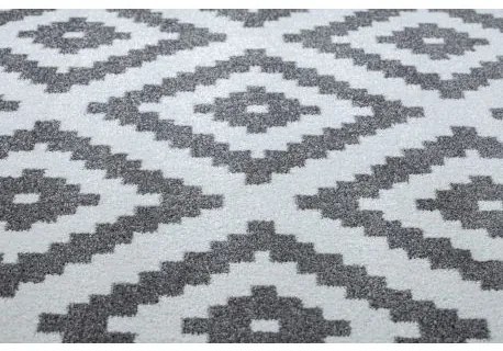 koberec SKETCH F998 Čtverce, krém šedý velikost 180x270 cm | krásné koberce cz