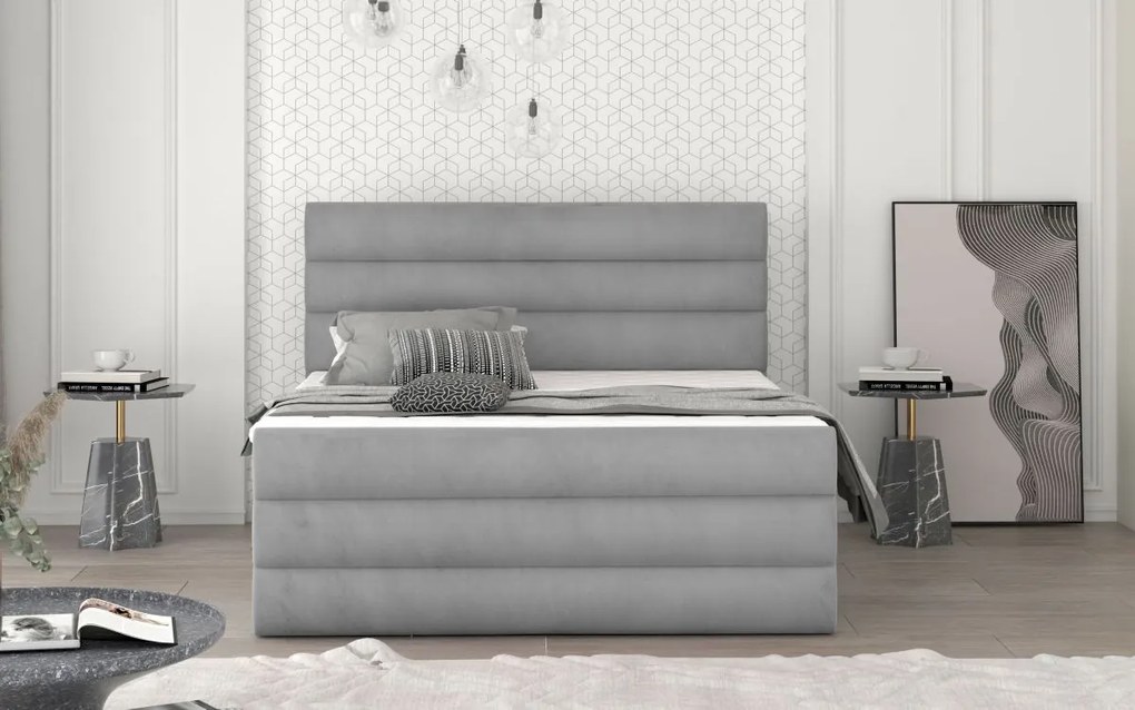 Dvojlůžko boxspring CANDE - Kronos 19 - 160x200cm