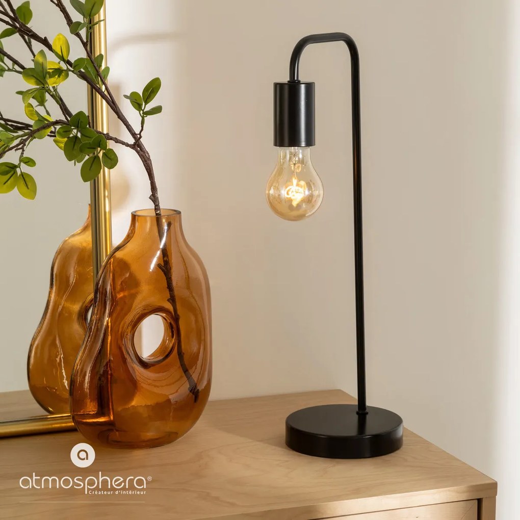 Stolní lampa v černé barvě ATMOSHERA, 46x13 cm