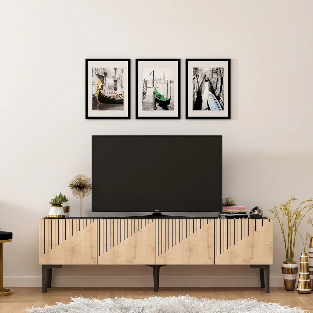 Televizní stolek Draw Sapphire Oak