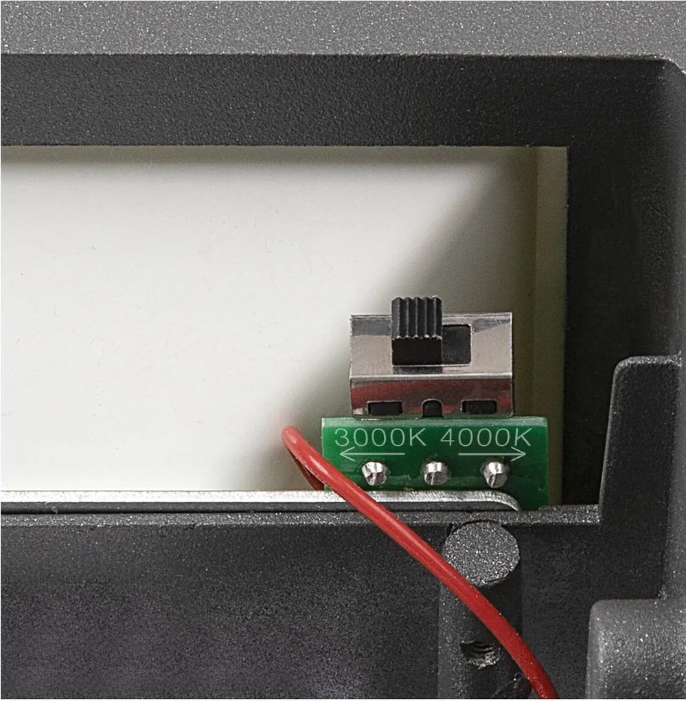 LA 1005148 SITRA S WL SINGLE venkovní LED nástěnné přisazené svítidlo, antracit, CCT switch 3000/4000 K - BIG WHITE (SLV)