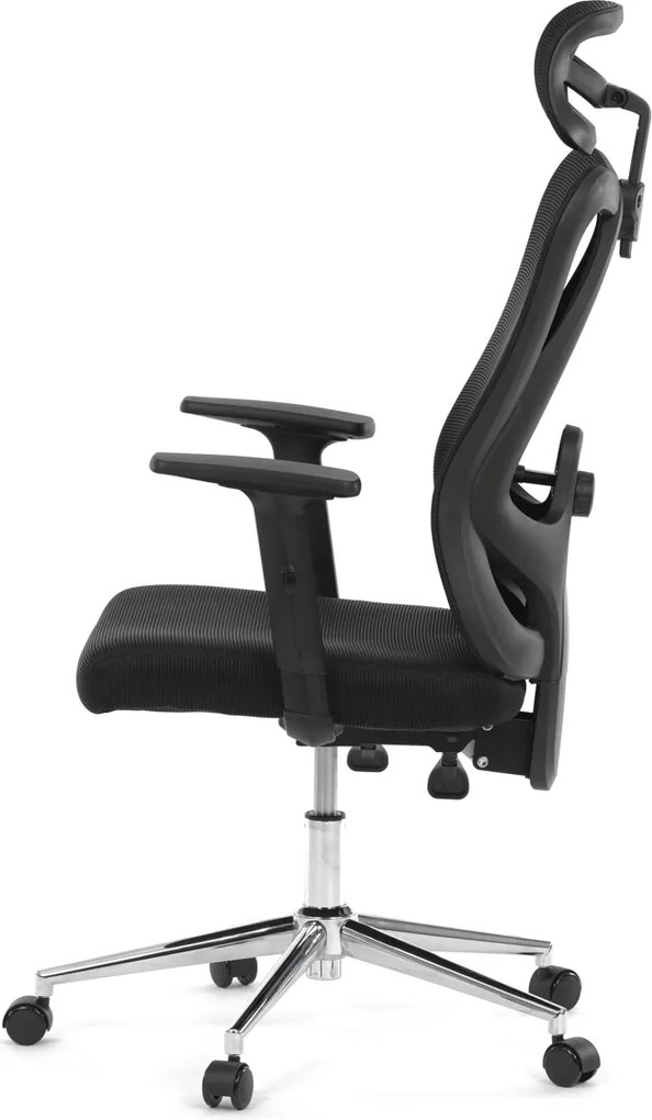 Ergonomická kancelářská židle FLEXIWORK - černá síťovina