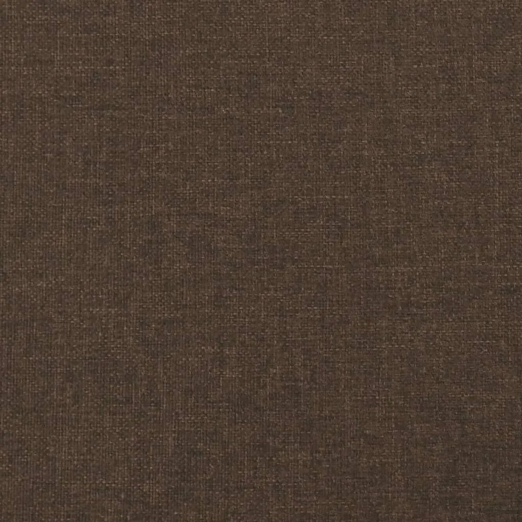 Box spring postel s matrací tmavě hnědá 120x190 cm textil 3269660
