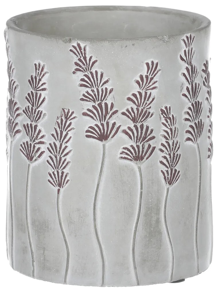 Váza betonová - motiv levandule GD630
