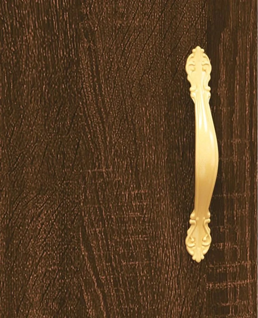vidaXL Skříň highboard 34,5 x 34 x 180 cm kompozitní dřevo [3200248] Barva: Betonová šedá