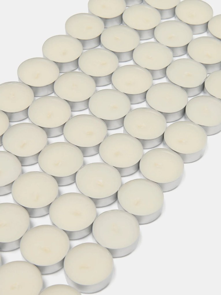 Sinsay - Sada čajových svíček 50 pack - bílá