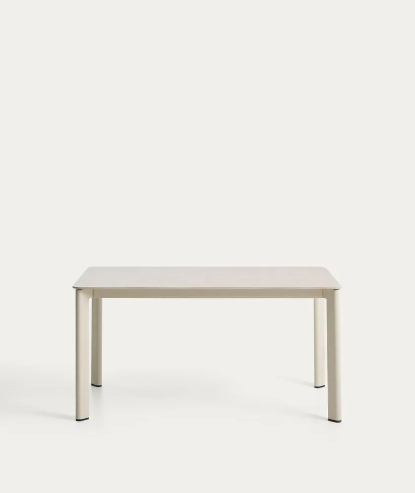 Zahradní jídelní stůl s deskou z kamene 80x140 cm Anafi – Kave Home