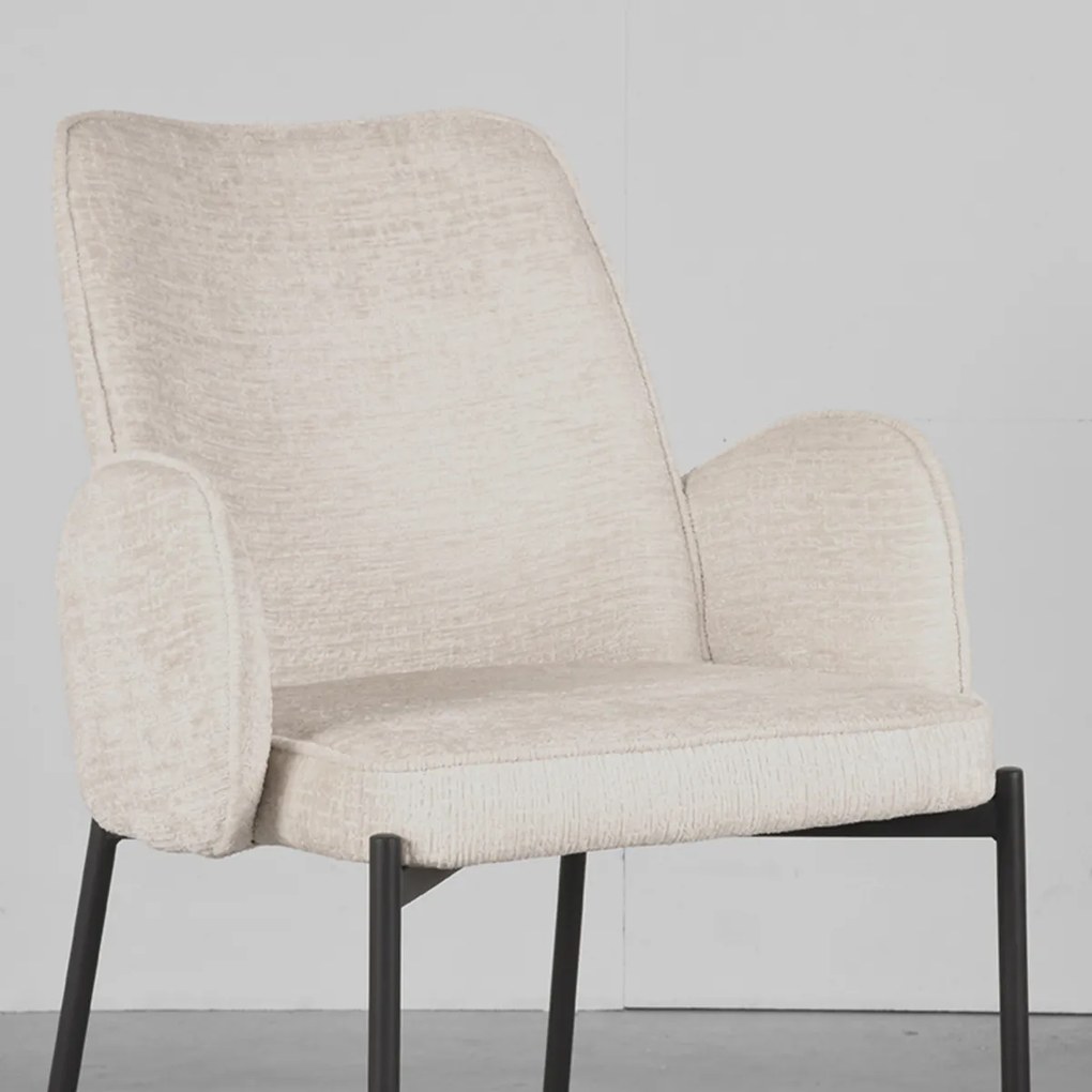 LABEL51 Jídelní židle JONI krémová IH-50.190