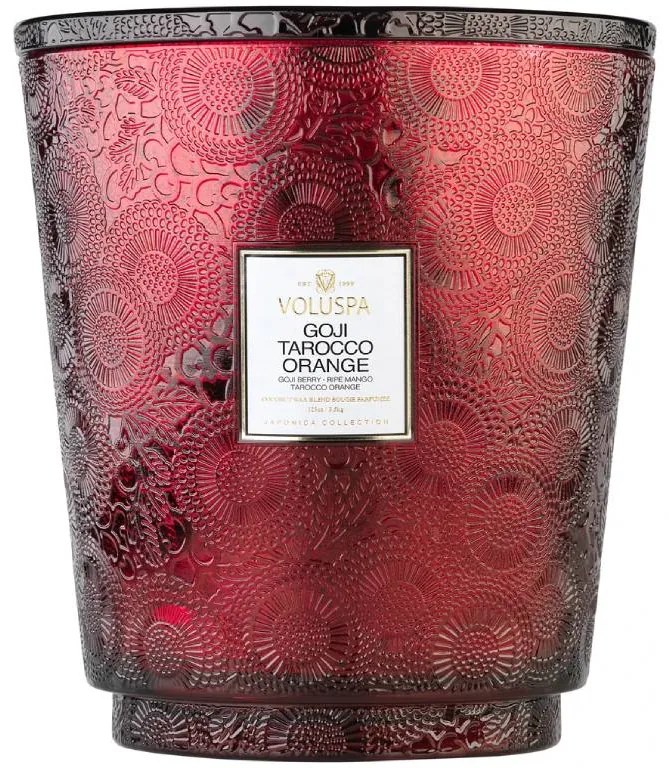 Voluspa – vonná svíčka Goji Tarocco Orange (Goji a pomeranč Tarocco), 3500 g